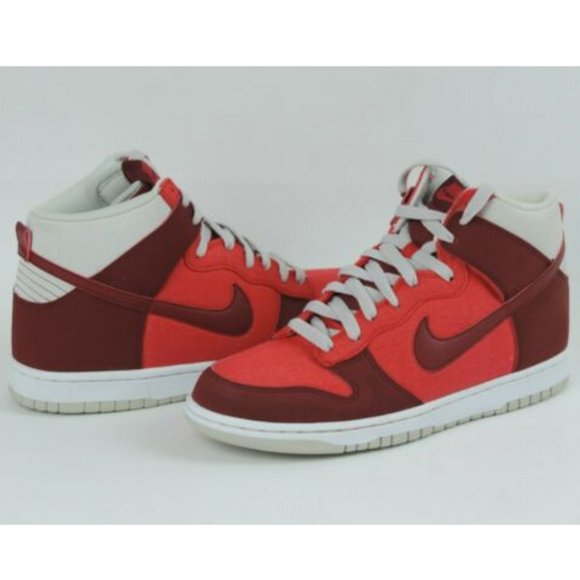 Nike | Shoes | Nike Dunk High Mens Shoes Retro Hyper Red | Poshmark